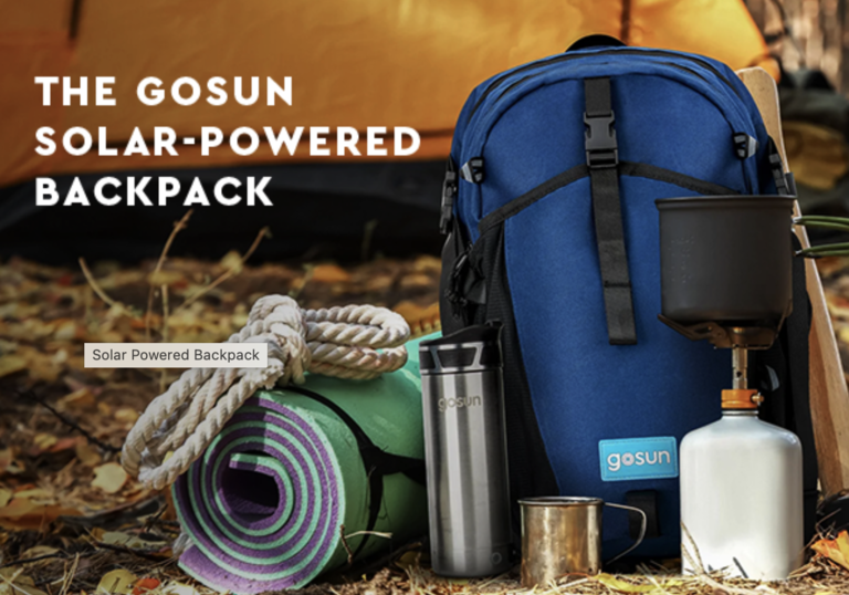 New Product Launch: Solar Powered Backpack – GoSun