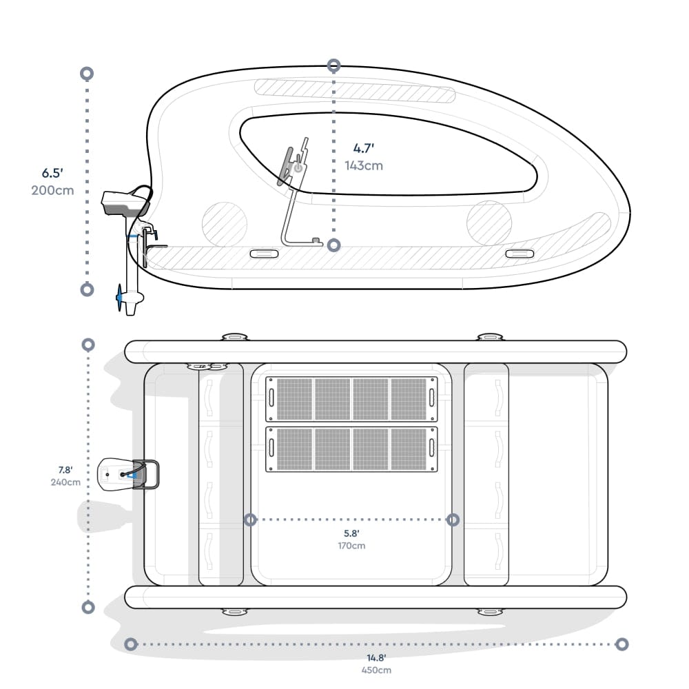GoSun Elcat Splash | Solar Powered Electric Boat
