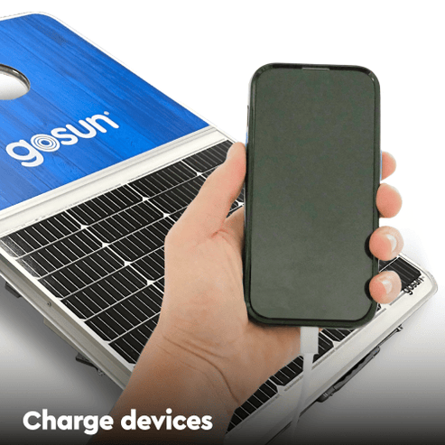 Solar Cornhole Game with LED Lights | GoSun