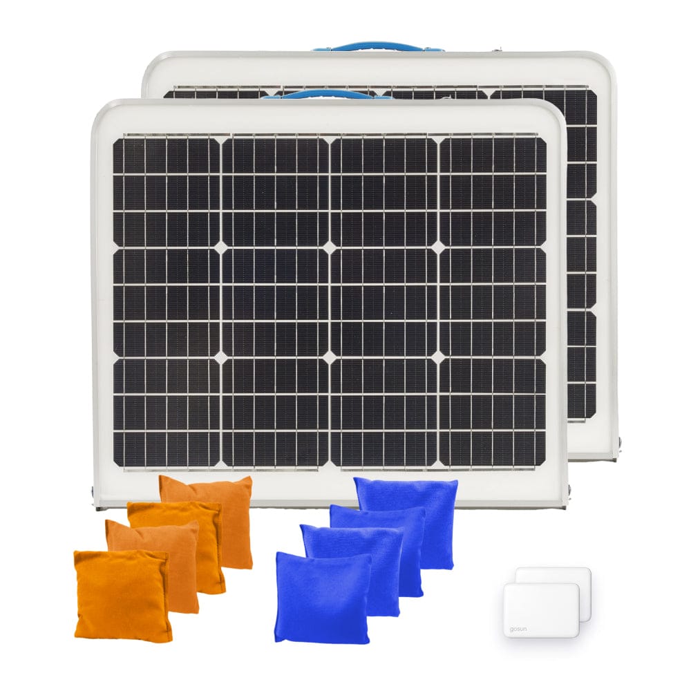 Solar Cornhole Game with LED Lights | GoSun