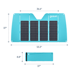 GoSun Shield | Foldable 60W Solar Charger Car Shade