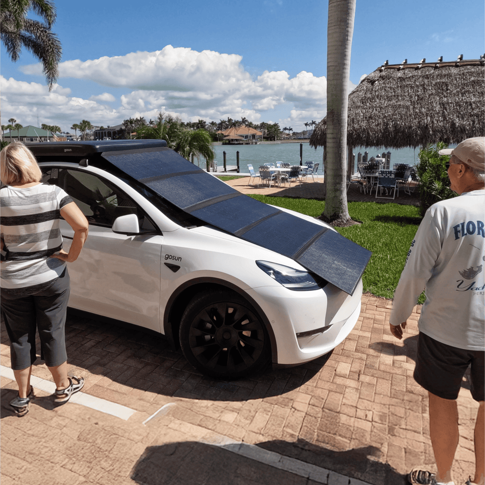 Solar Powered EV Charger | Electric Car Charging by GoSun