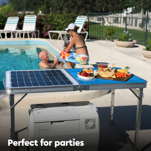 Solar Cornhole Game with LED Lights | GoSun