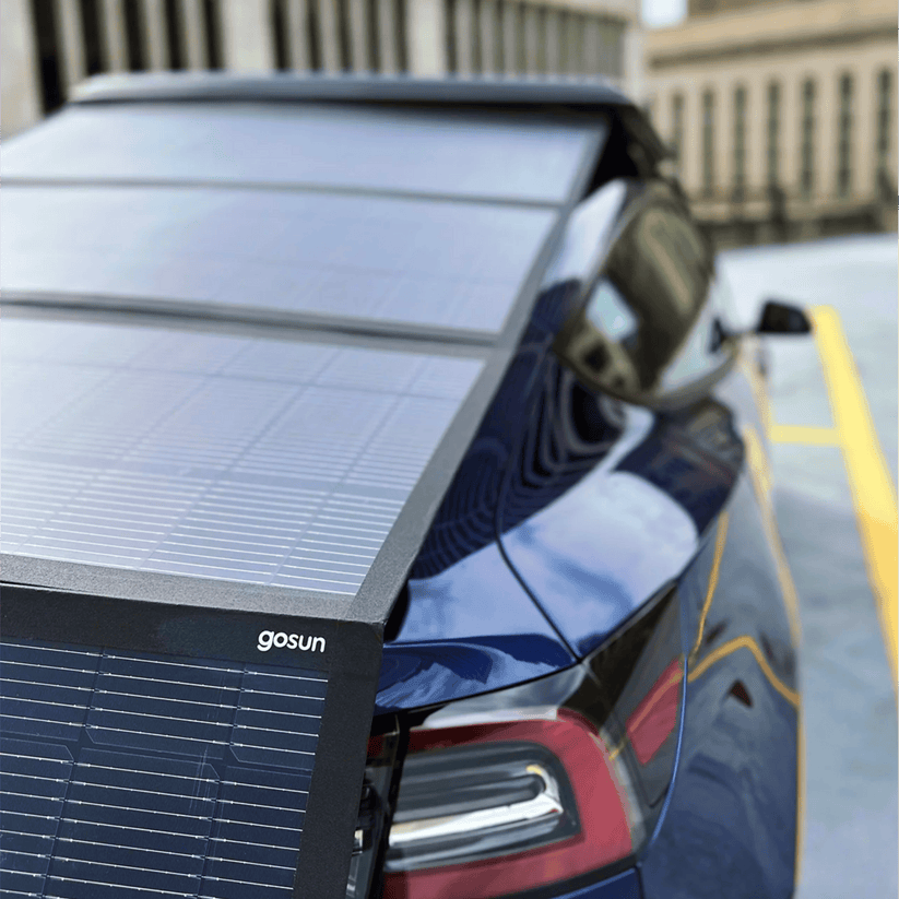 Solar Powered EV Charger | Electric Car Charging by GoSun