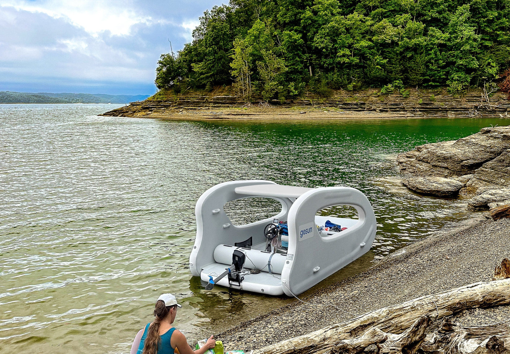 GoSun Elcat Splash | Solar Powered Electric Boat