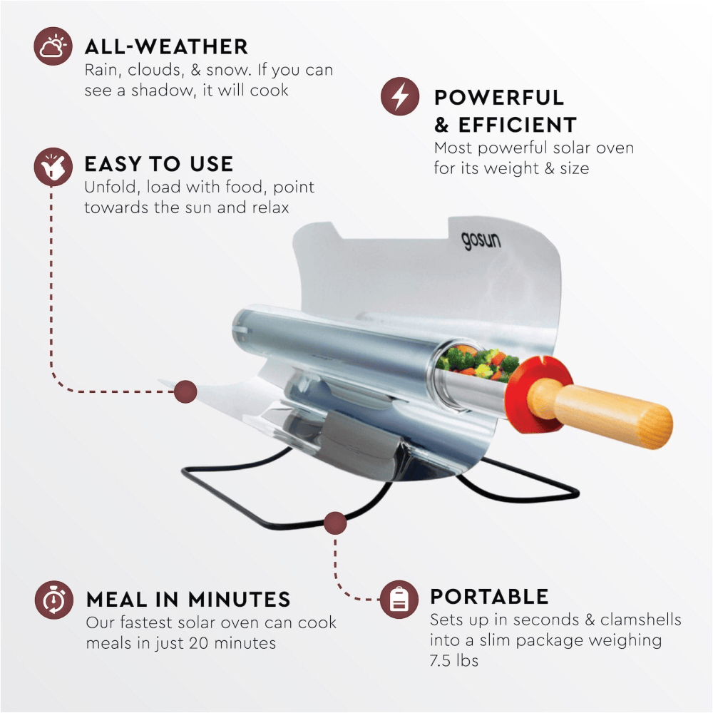 GoSun Sport | Fastest Solar Oven • 2-3 Meals
