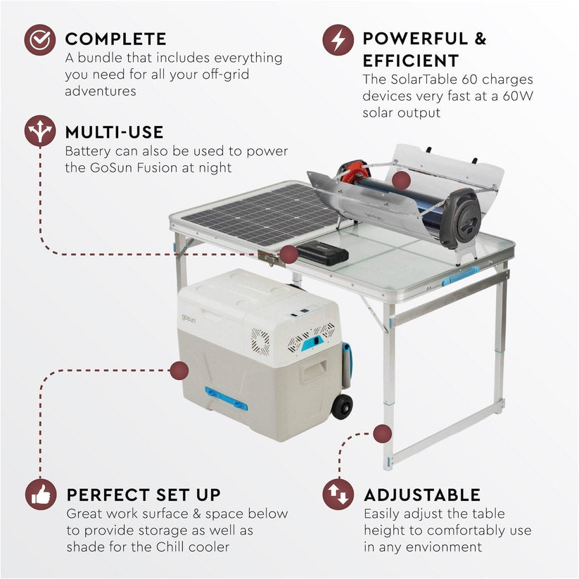 Solar Powered Stove for Outdoor Cooking | GoSun