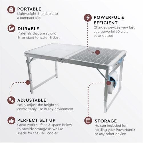 GoSun SolarTable 60 | Portable 60W Solar Table
